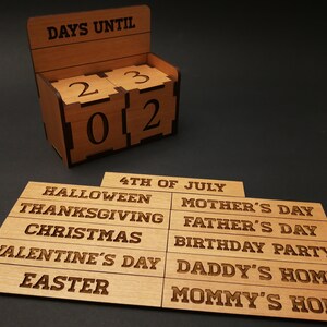 Cube Countdown SVG + Ai Laser Cut Files -- INSTANT DOWNLOAD - Etsy