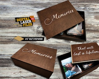 Memory Box SVG + Ai Laser Cut Files -- INSTANT DOWNLOAD - Etsy