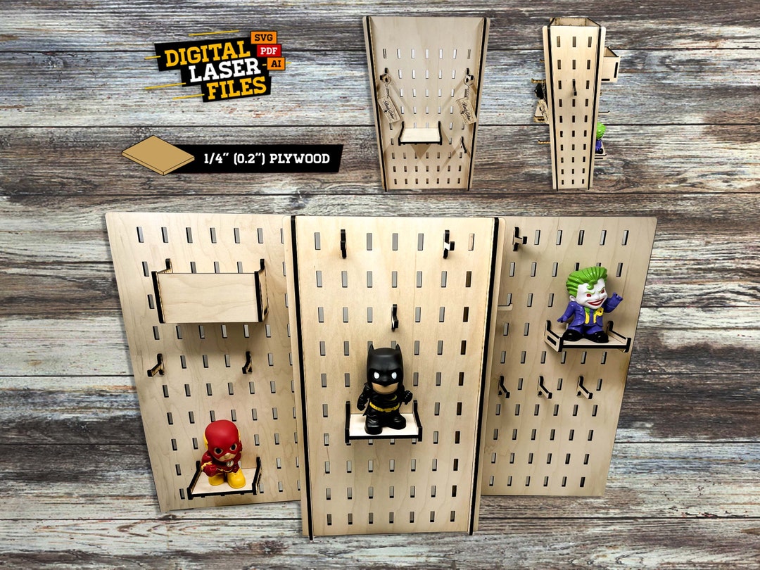 Tall Profile Everything Modular Stand SVG + Ai Laser Cut Files -- INSTANT DOWNLOAD - Etsy