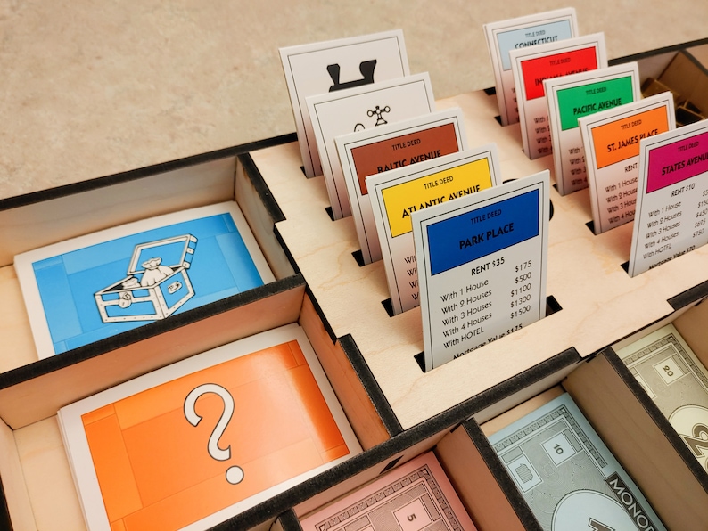 Board Game Bank Box SVG + Ai Laser Cut Files -- INSTANT DOWNLOAD - Etsy