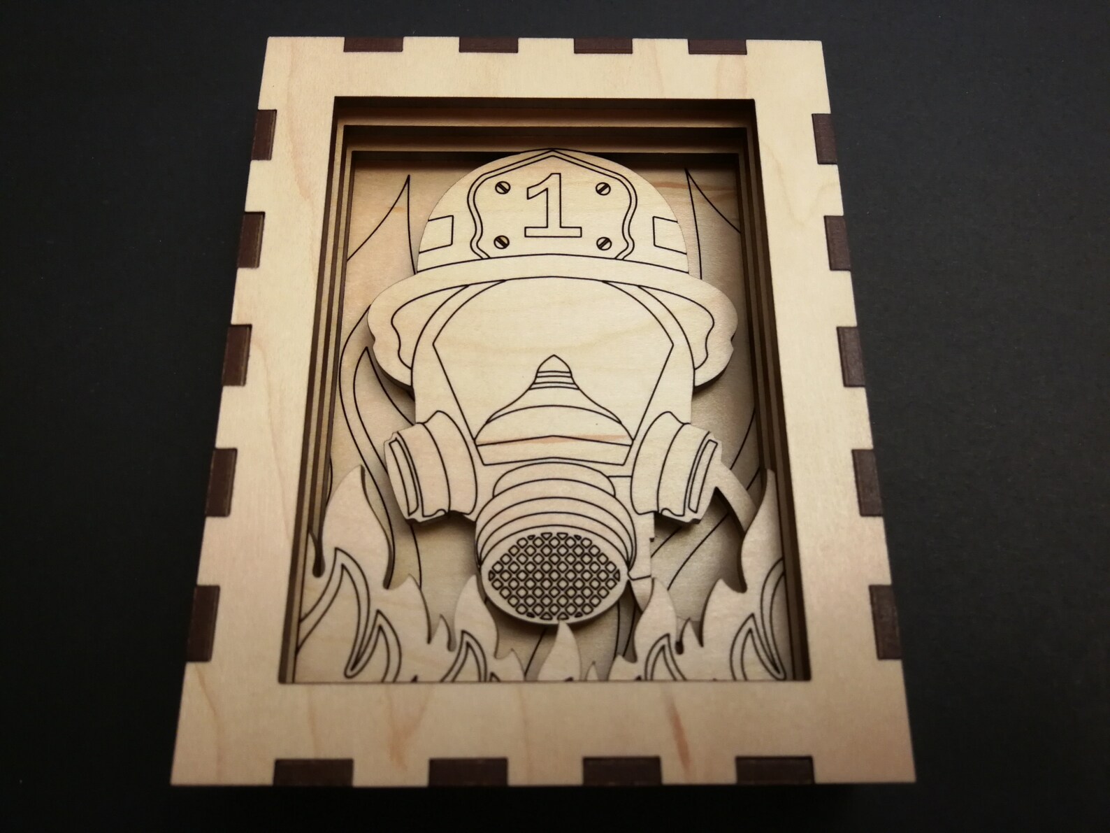 Fire Department Box SVG Ai Laser Cut Files INSTANT - Etsy