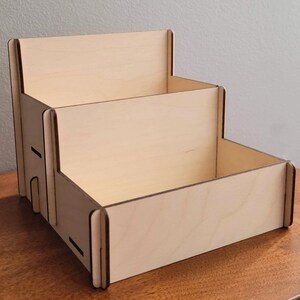 Small Step up Display SVG + Ai Laser Cut Files -- INSTANT DOWNLOAD - Etsy