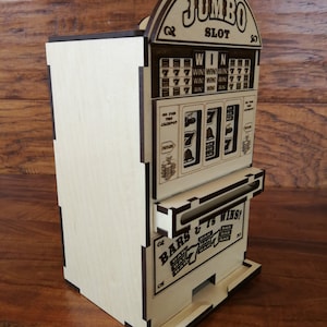 Slot Machine Box Svg + Ai Laser Cut Files -- INSTANT DOWNLOAD - Etsy