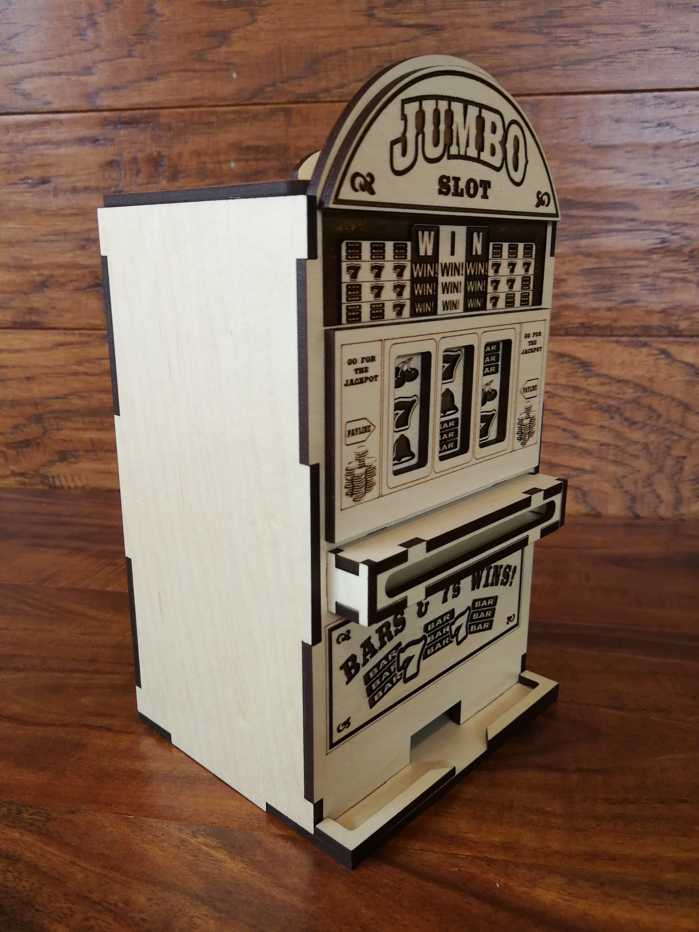 Slot Machine Box Svg + Ai Laser Cut Files -- INSTANT DOWNLOAD - Etsy