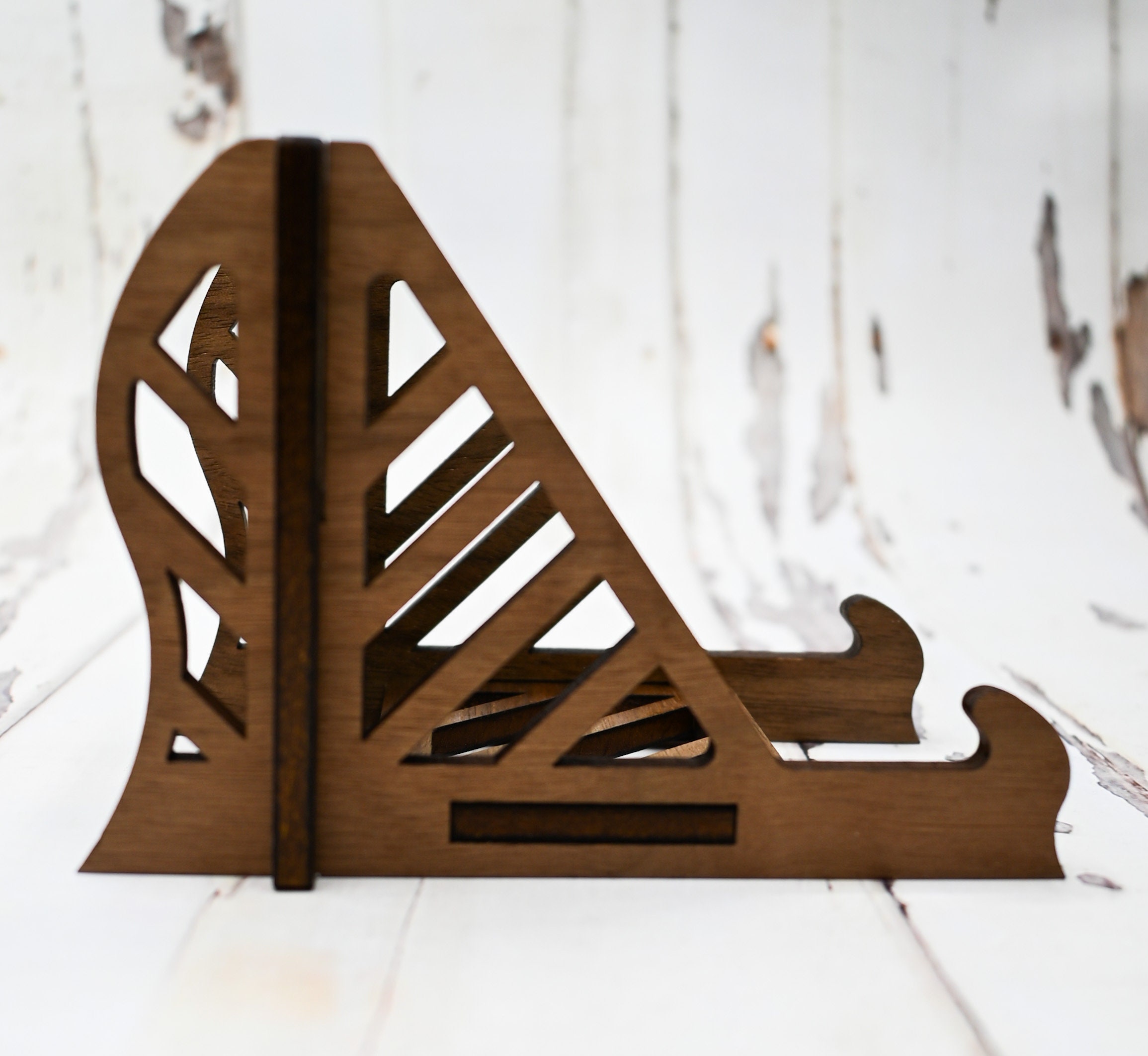 Large Tilted Phone Stand SVG + Ai Laser Cut Files -- INSTANT DOWNLOAD ...