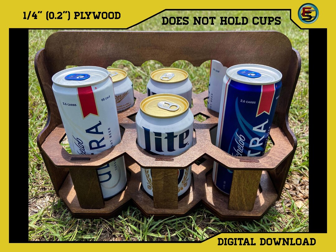 Heavy Duty Six Pack SVG Ai Laser Cut Files INSTANT - Etsy