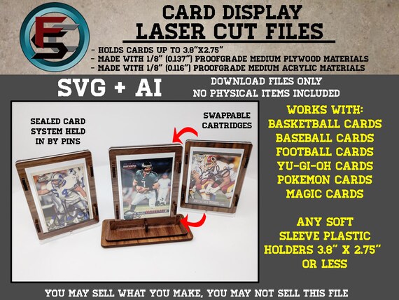 Card Display SVG Ai Laser Cut Files INSTANT DOWNLOAD | Etsy Canada