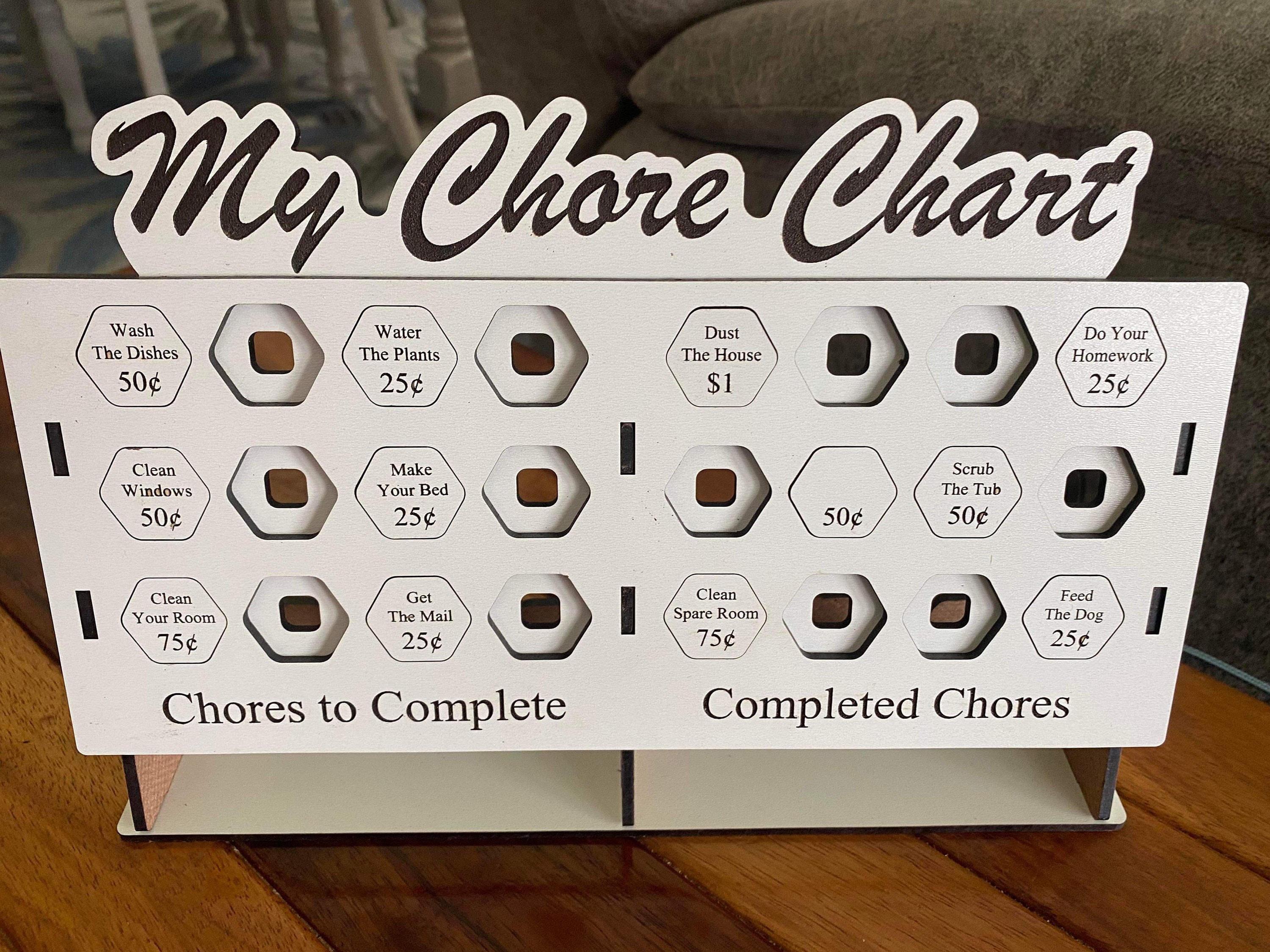 My Chore Chart SVG Ai Laser Cut Files DESCARGA INSTANTE - Etsy México