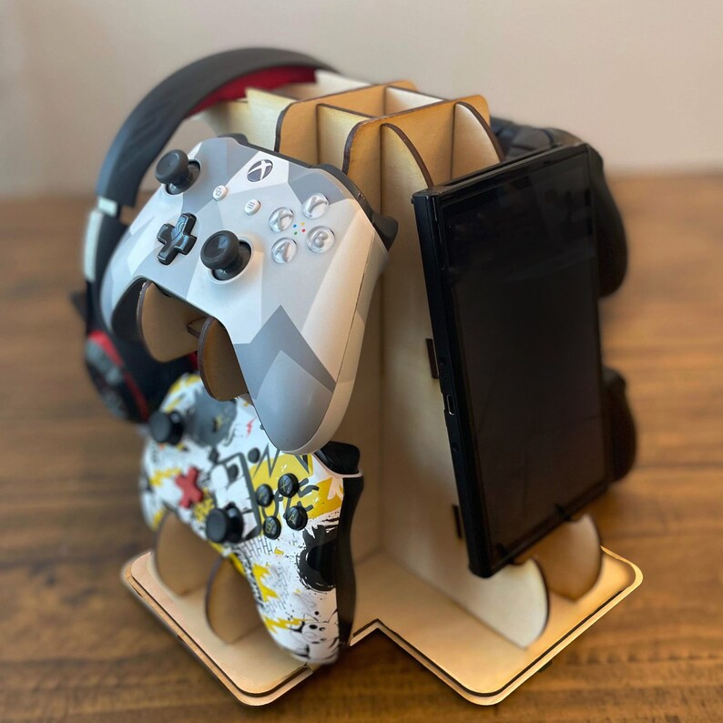 All in One Gaming Stand SVG Ai Laser Cut Files INSTANT - Etsy