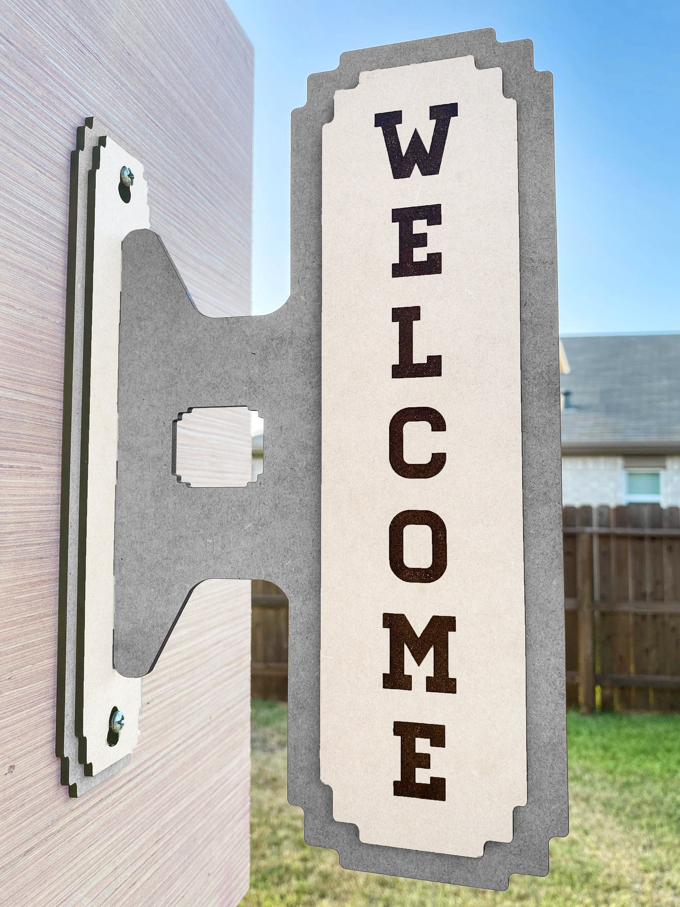Wall Sign One Sheet Version SVG + Ai Laser Cut Files -- INSTANT ...