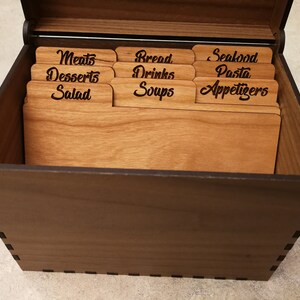 Recipe Box SVG + Ai Laser Cut Files -- INSTANT DOWNLOAD - Etsy