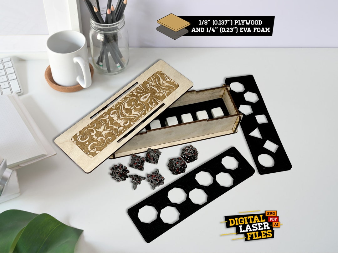 Dice Box SVG + Ai Laser Cut Files -- INSTANT DOWNLOAD - Etsy