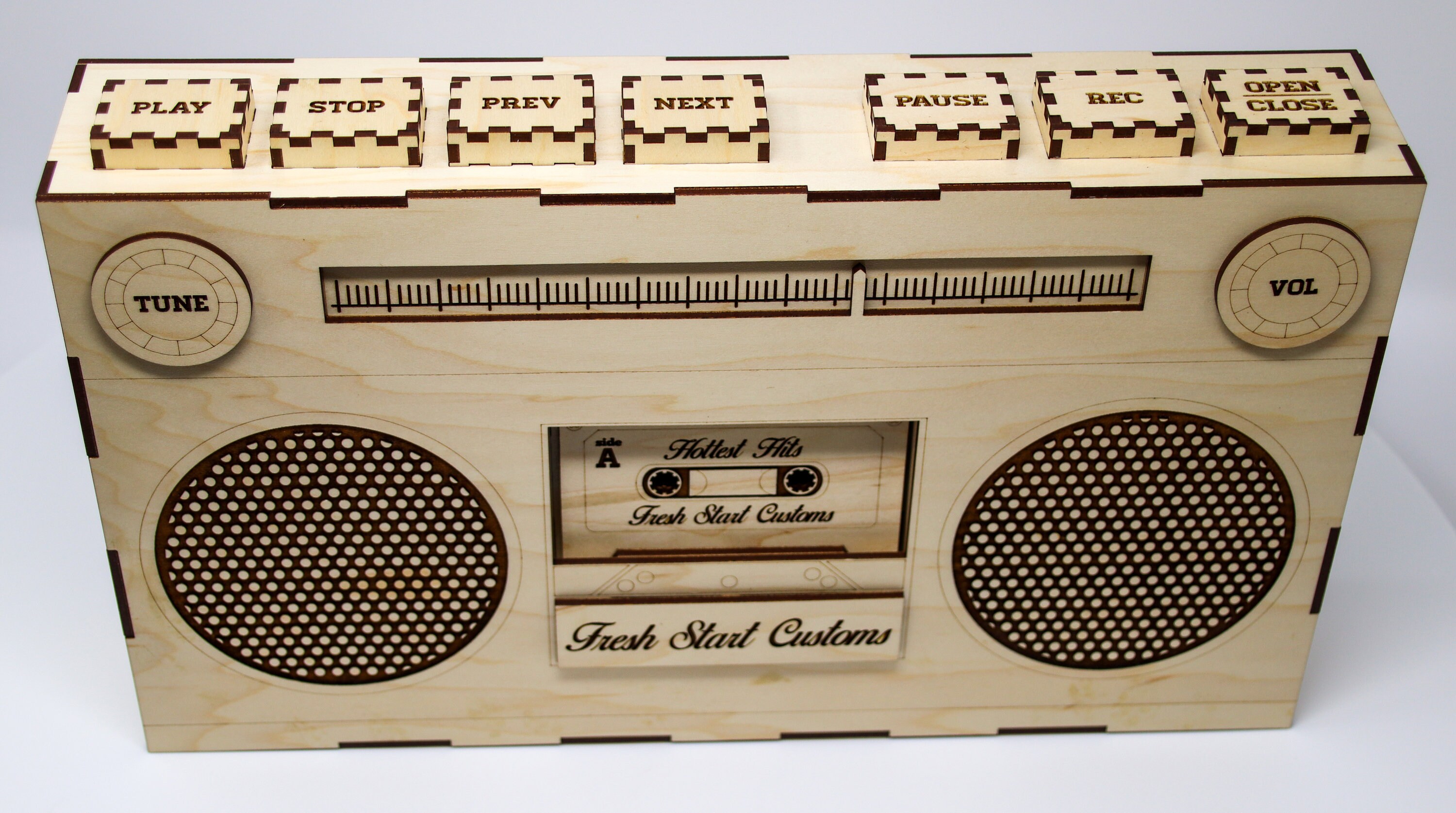 Boombox SVG + Ai Laser Cut Files -- INSTANT DOWNLOAD - Etsy Canada