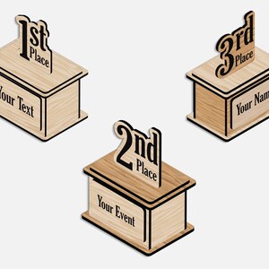 Top 3 Awards SVG + Ai Laser Cut Files -- INSTANT DOWNLOAD - Etsy