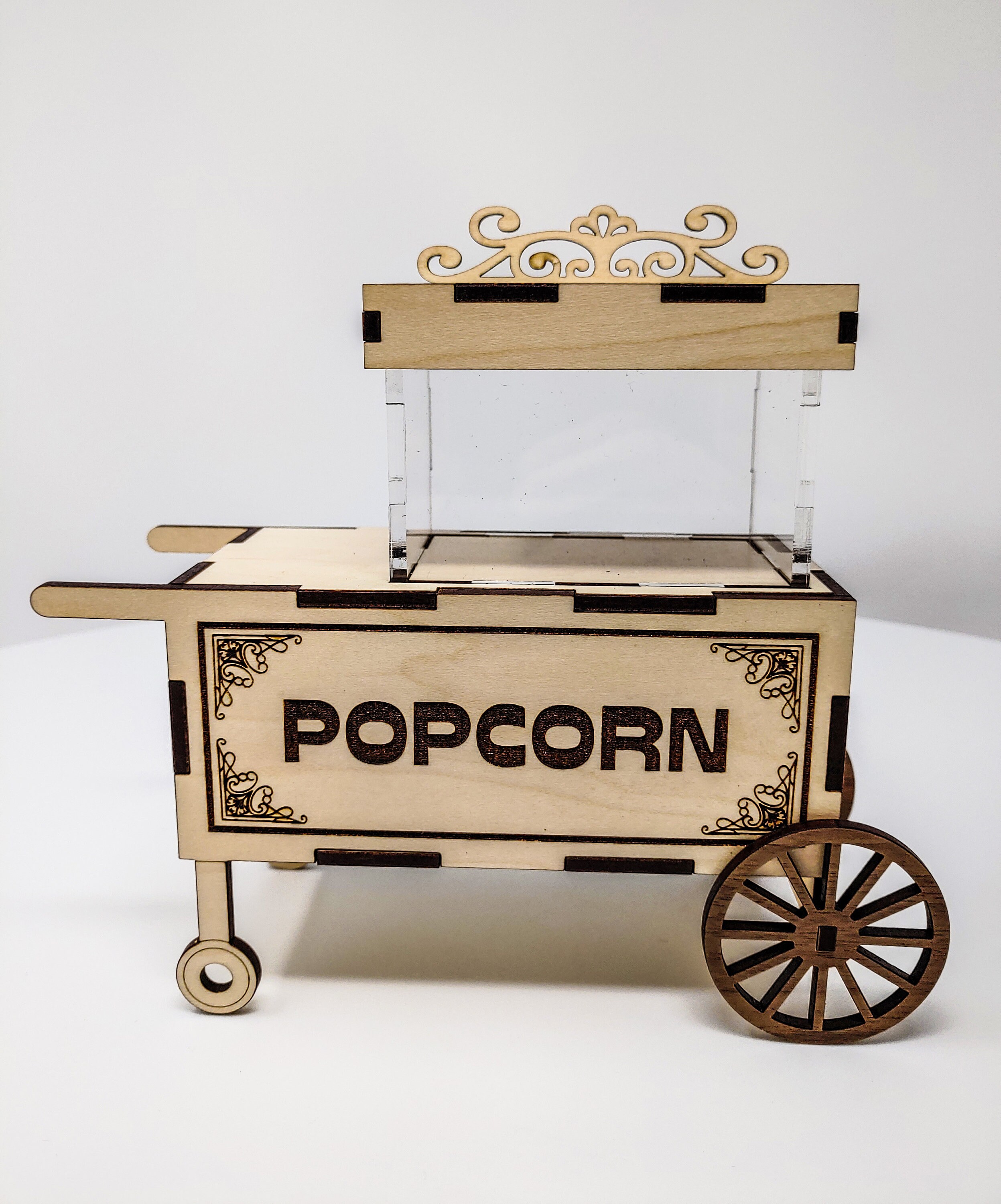 Popcorn Stand SVG Ai Laser Cut Files INSTANT DOWNLOAD | Etsy