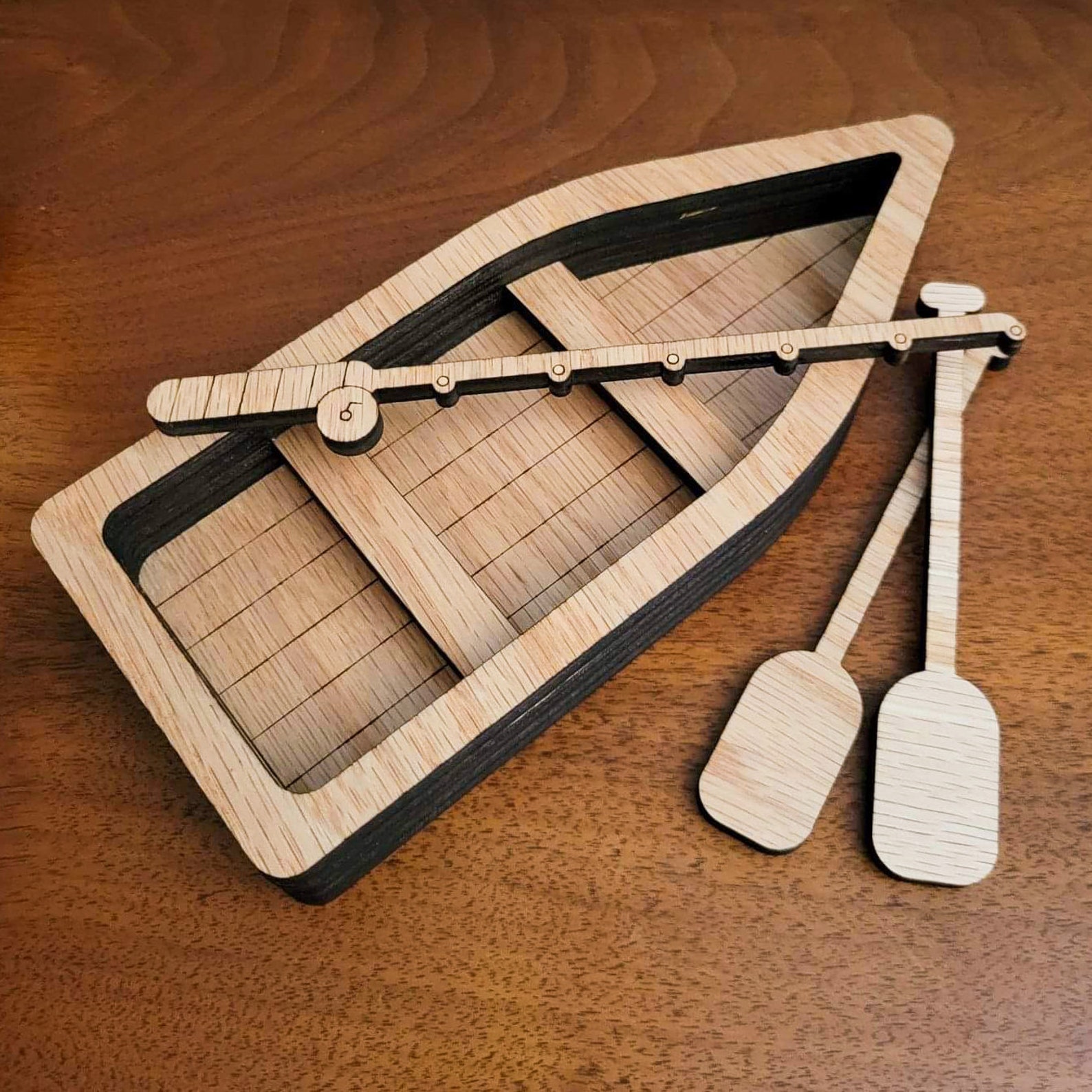 Mini Paddle Boat SVG Ai Laser Cut Files INSTANT DOWNLOAD - Etsy