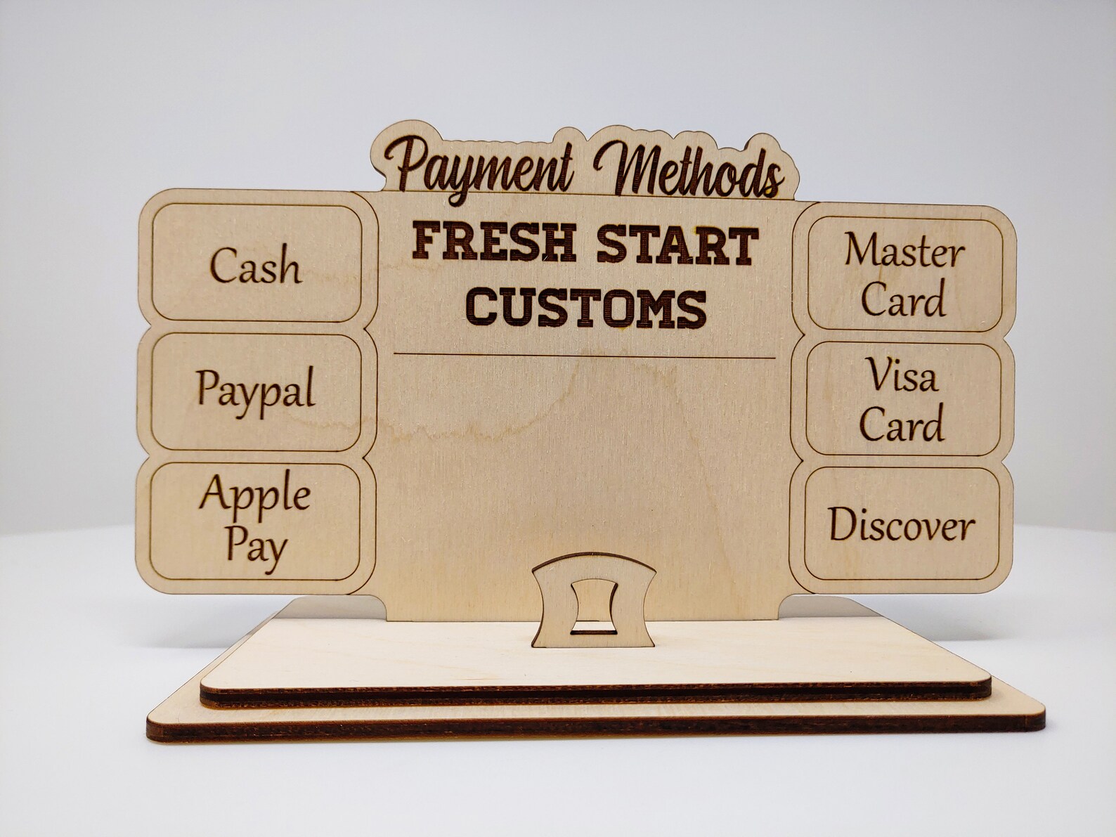 Mini Payment Display SVG Ai Laser Cut Files INSTANT - Etsy