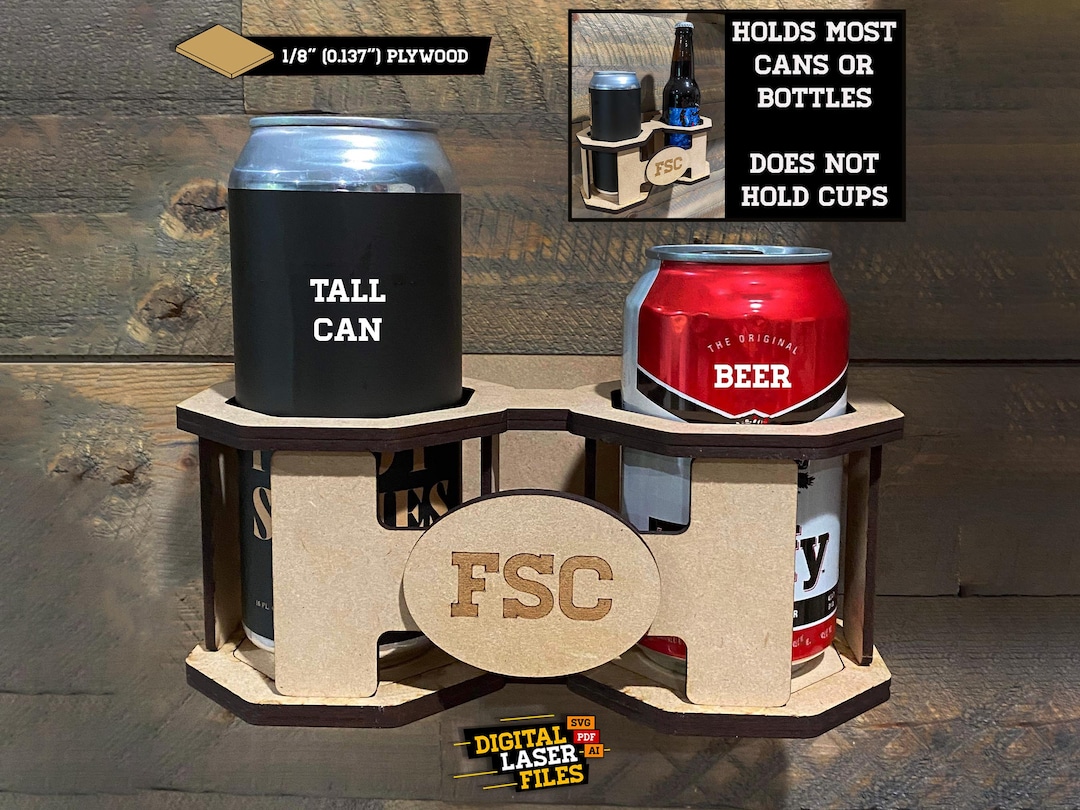 Two Can Wall Mount SVG + Ai Laser Cut Files -- INSTANT DOWNLOAD - Etsy UK