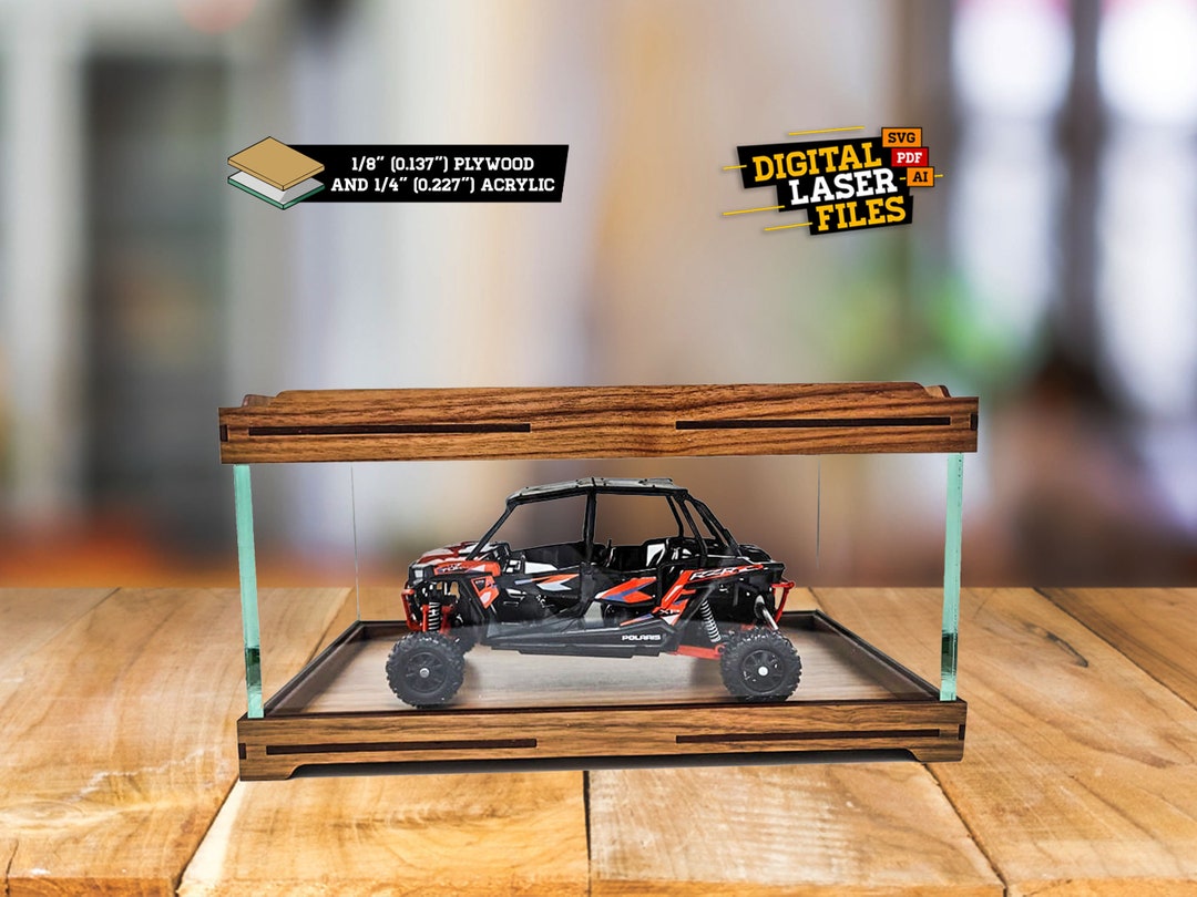 Diecast Car Display SVG + Ai Laser Cut Files -- INSTANT DOWNLOAD - Etsy