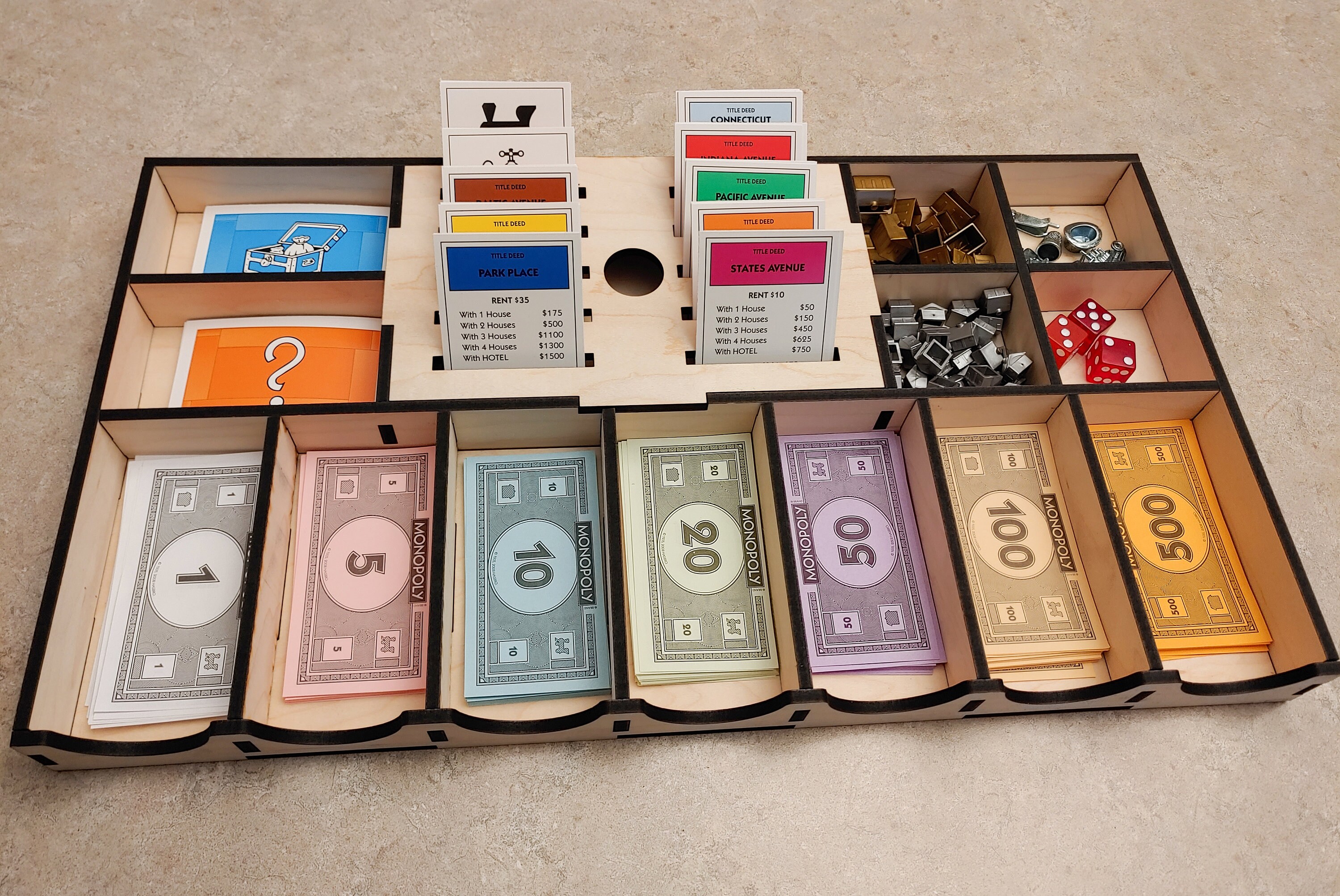 Board Game Bank Box SVG + Ai Laser Cut Files -- INSTANT DOWNLOAD - Etsy