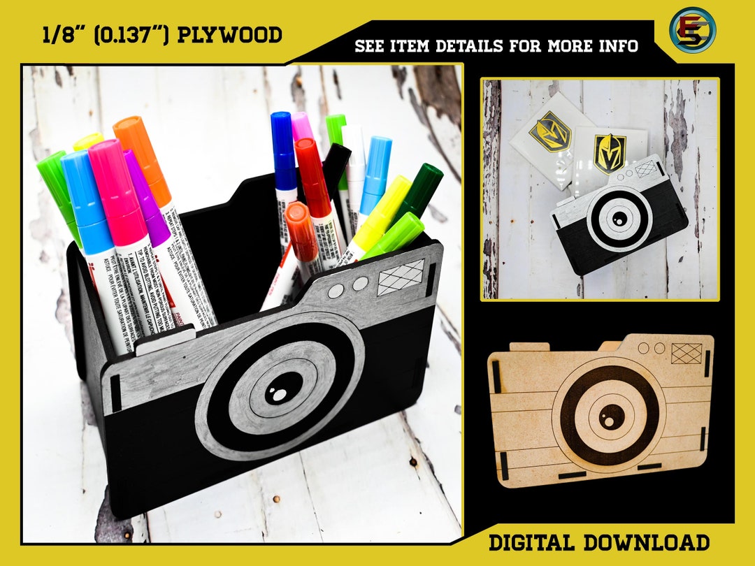 Old School Camera SVG Ai Laser Cut Files INSTANT DOWNLOAD - Etsy