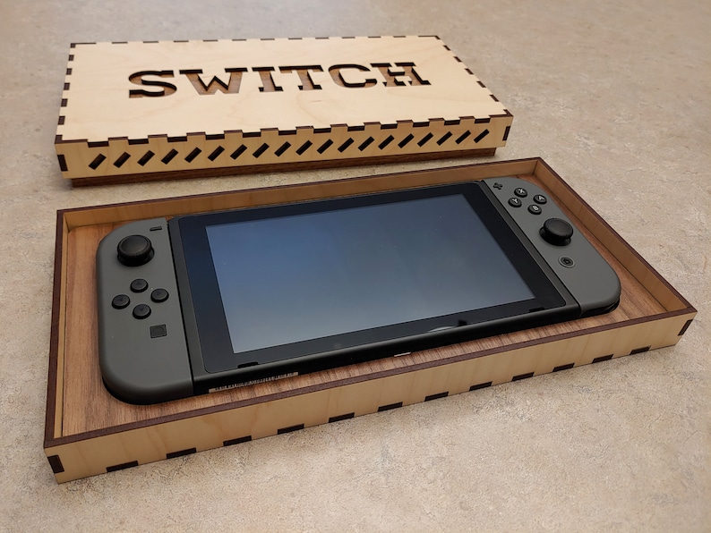 Switch Storage Box SVG Ai Laser Cut Files INSTANT | Etsy