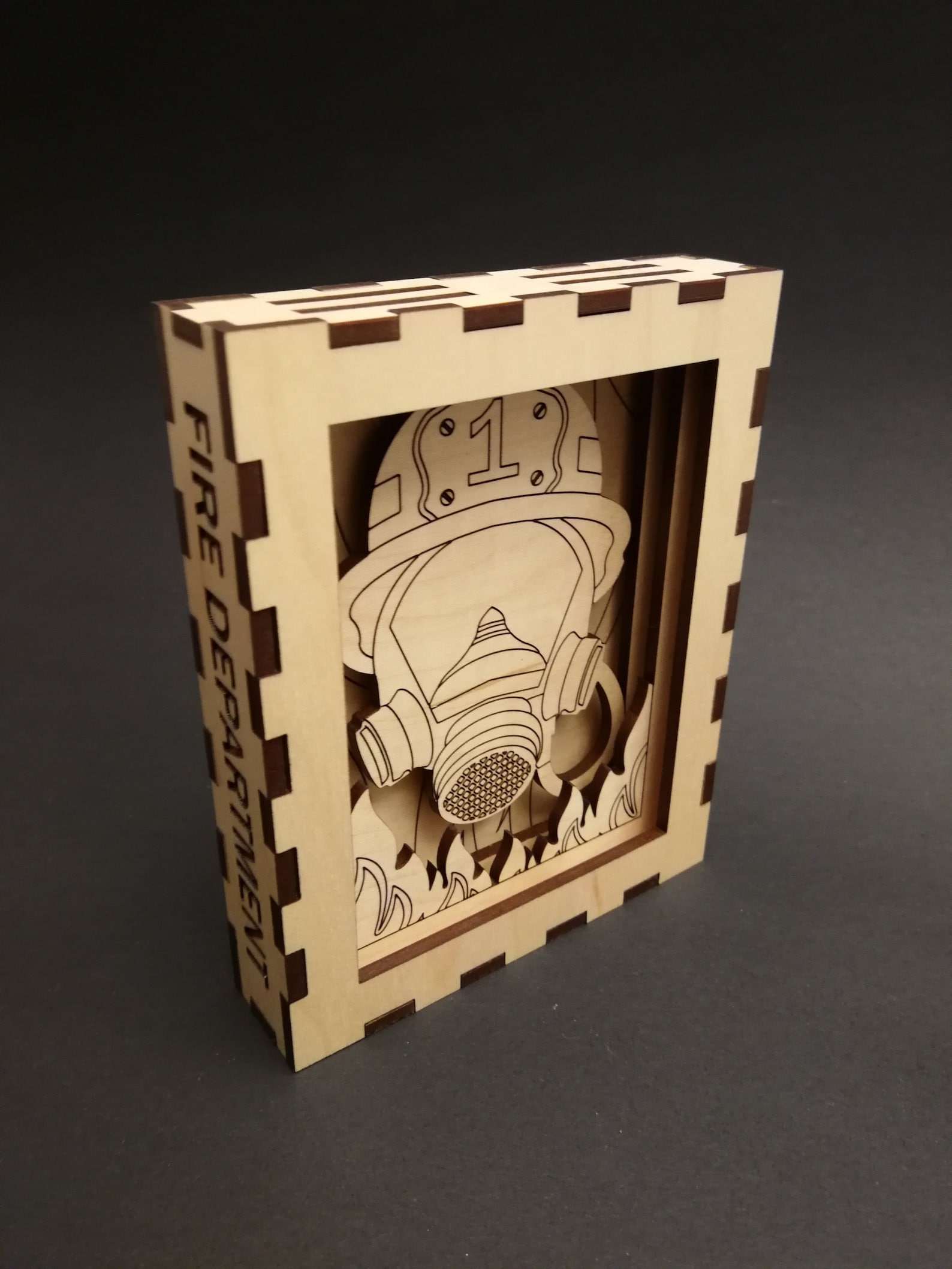 Fire Department Box SVG Ai Laser Cut Files INSTANT - Etsy