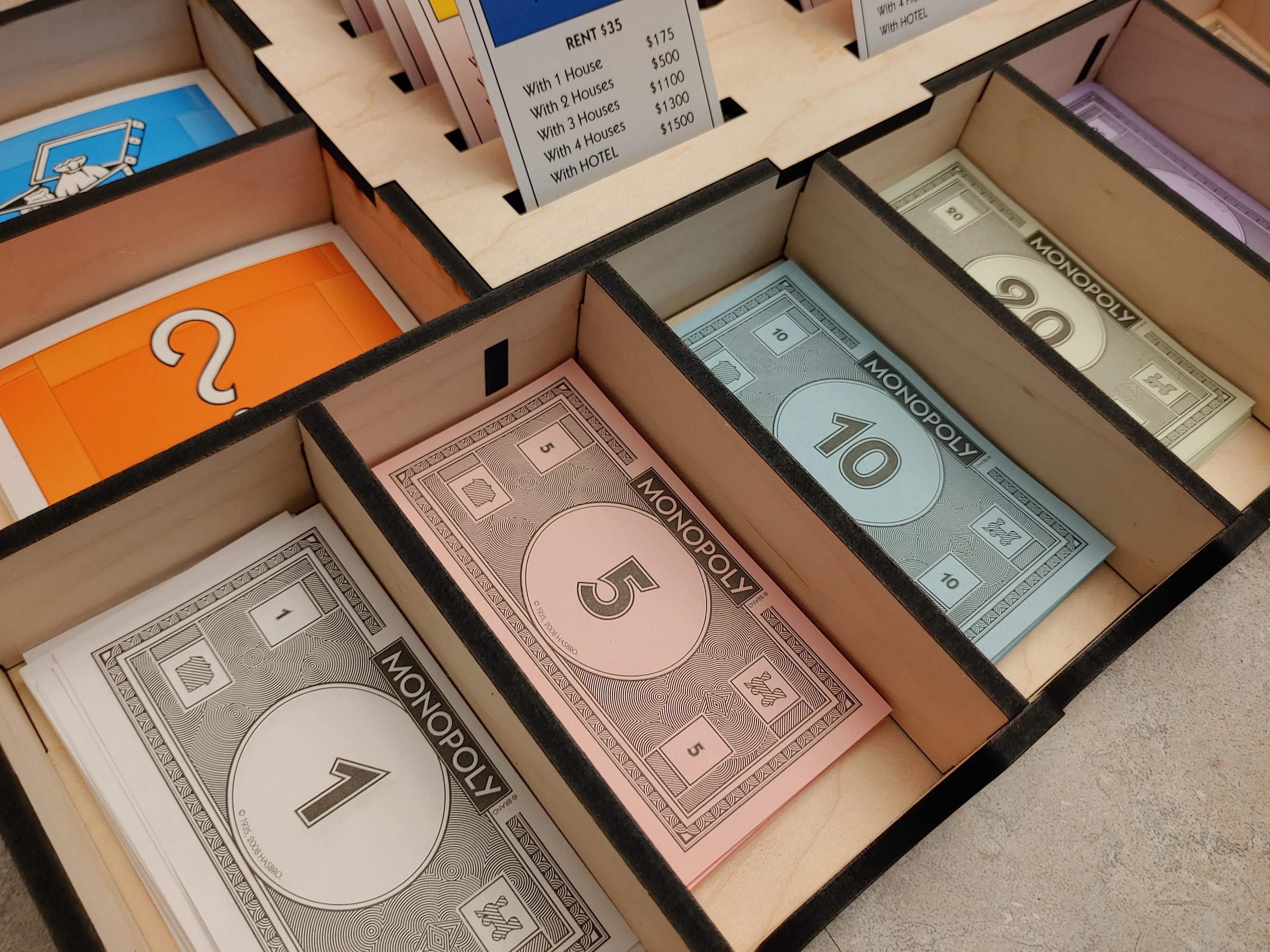 Monopoly Bank Box SVG Ai Laser Cut Files DESCARGA - Etsy México