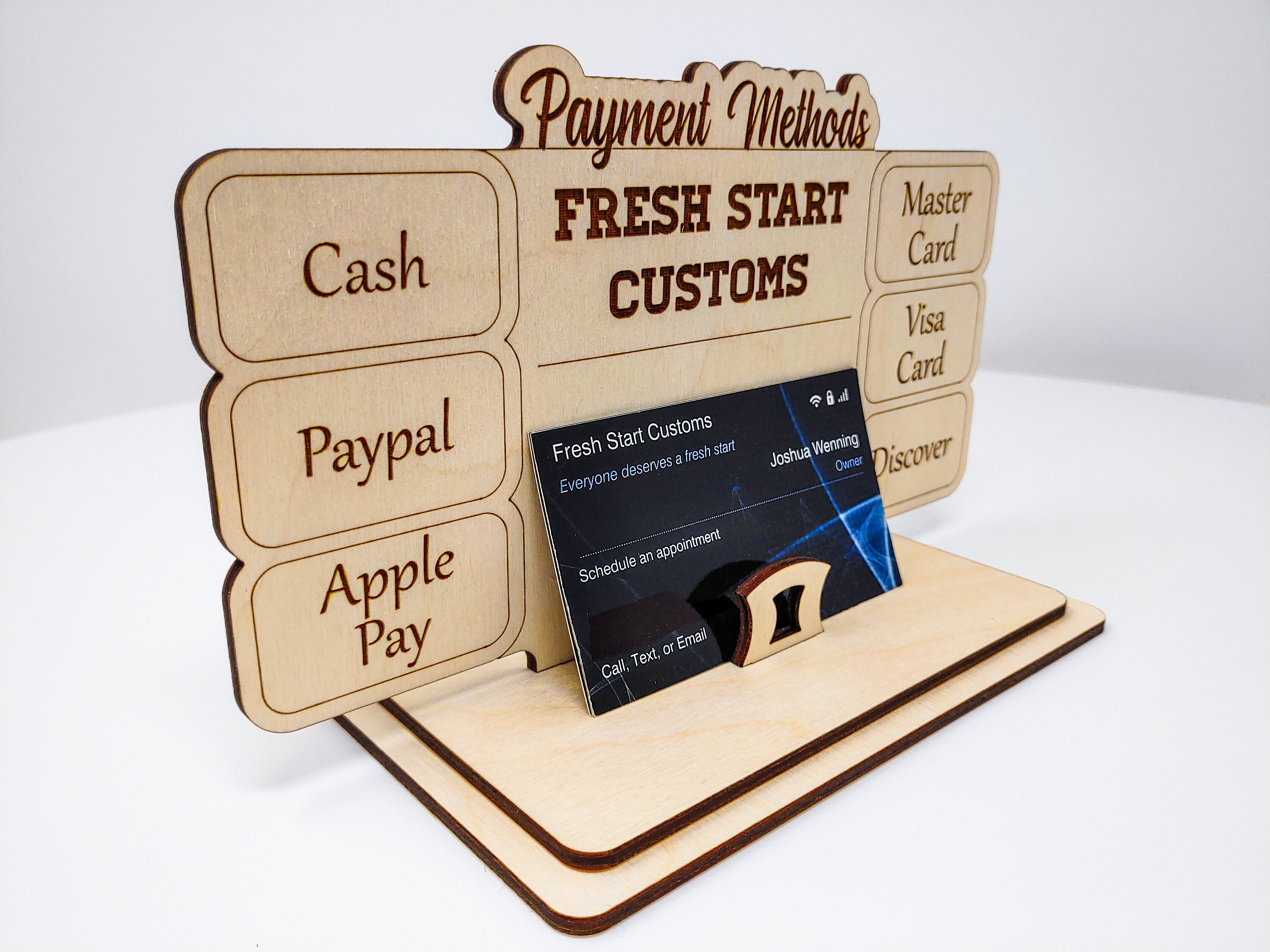 Mini Payment Display SVG + Ai Laser Cut Files -- INSTANT DOWNLOAD - Etsy UK