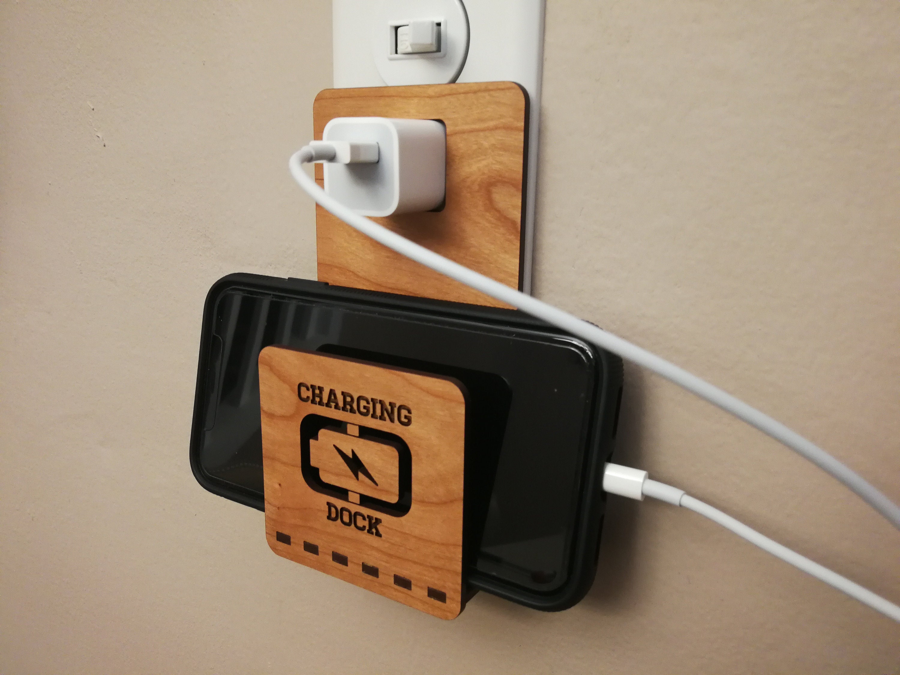 Iphone Charging Dock SVG Ai Laser Cut Files INSTANT | Etsy Canada