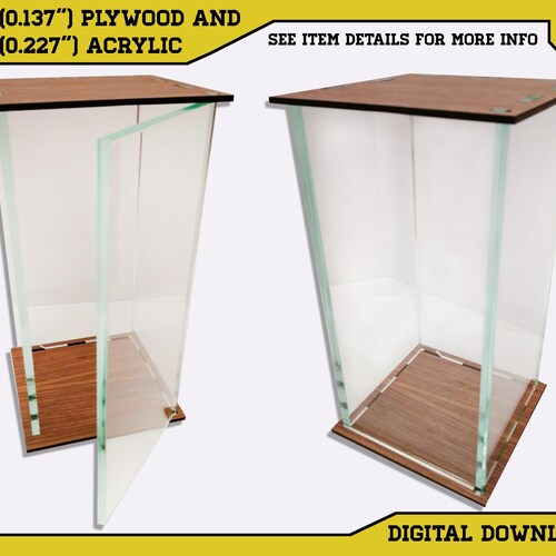 Large Acrylic Display Case SVG Ai Laser Cut Files INSTANT - Etsy Australia