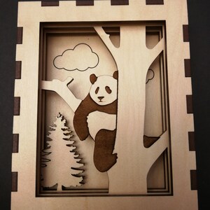 Layered Panda Box SVG + Ai Laser Cut Files -- INSTANT DOWNLOAD - Etsy