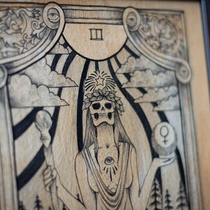 The Empress Tarot Card A4 Print - Etsy