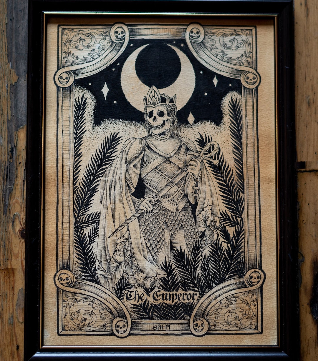The 'emperor' and the 'empress' Tarot Card A4 Print Set - Etsy