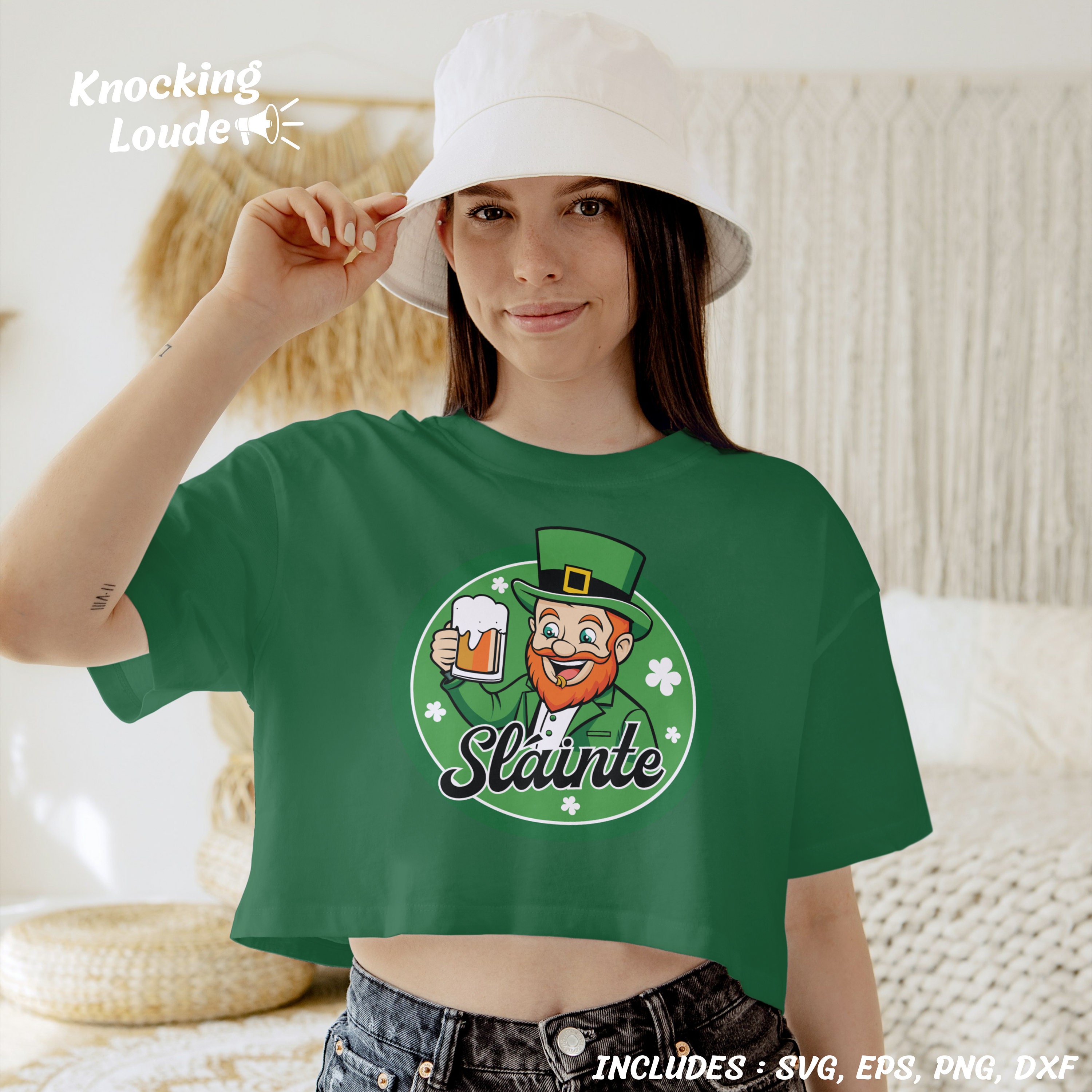 Slainte SVG, St.patrick's Day Svg, Leprechaun Svg, Leprechaun Cartoon ...