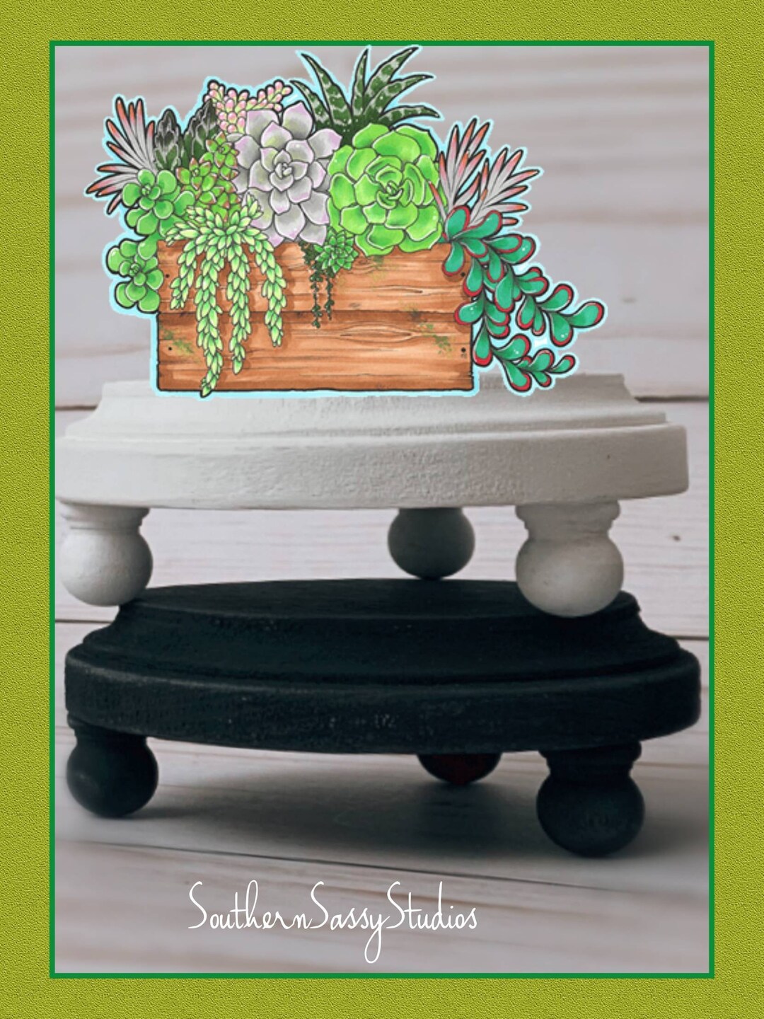 SALE New Colors Rustic Round Mini Risers Farmhouse Wood Tier Tiered ...