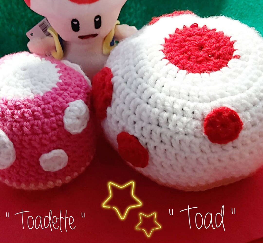 Mushroom Toad Toadette Hat Super Mario Movie - Etsy