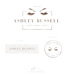 Lash Artist Logo, Lash Logo, Beauty Logo, Lash and Brow Studio Logo ...