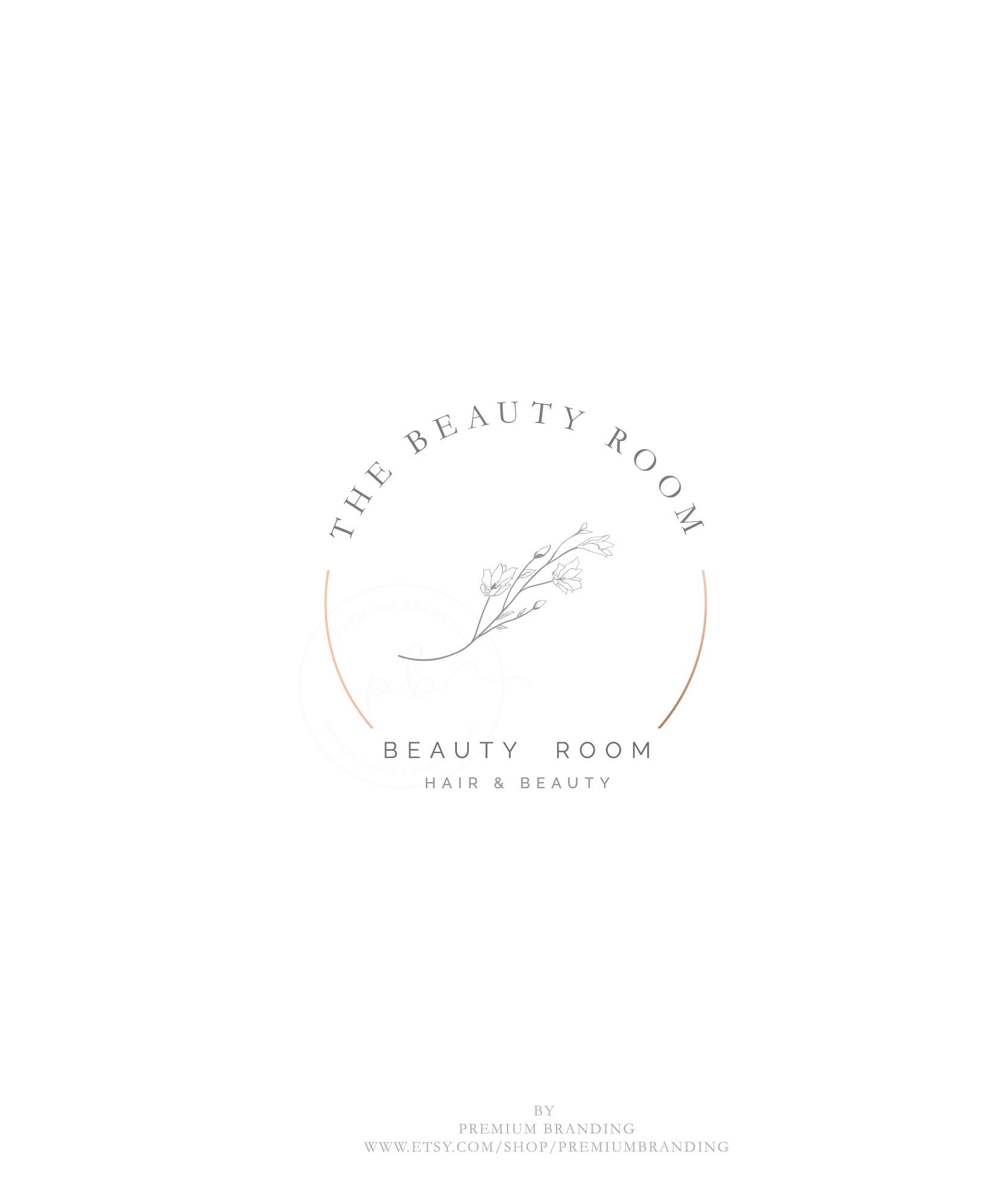 Beauty Logo, Skincare Logo, Photography Logo, Botanical Logo, Makeup ...