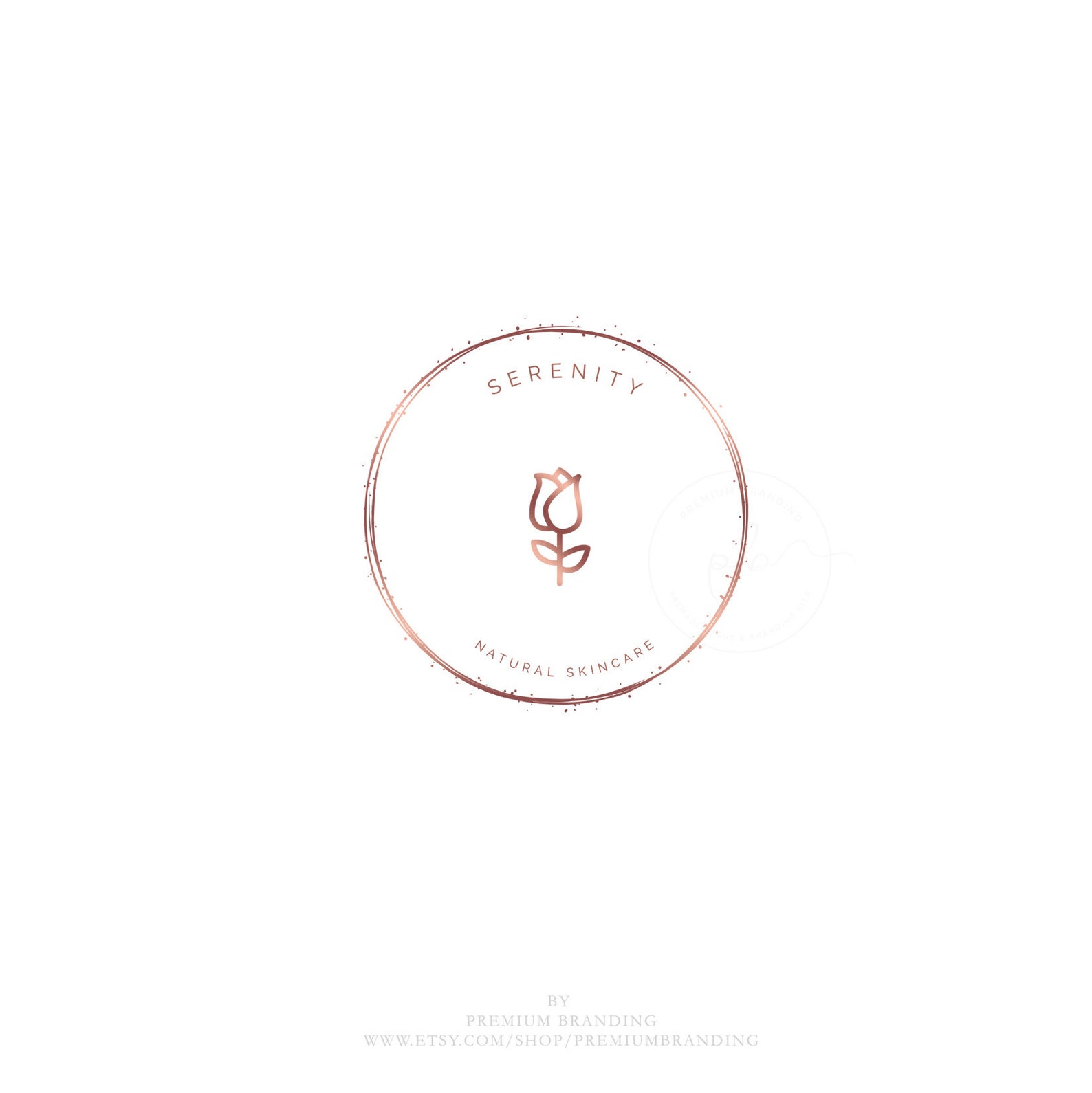 Skincare Logo Rose Logo Makeup Artist Logo Photography | Etsy