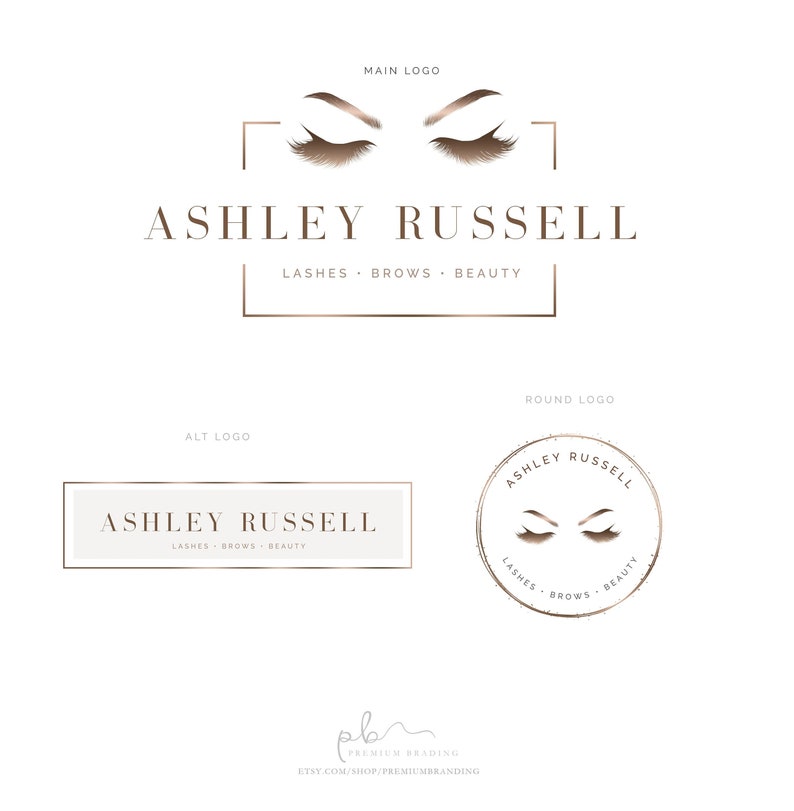 Lash Artist Logo, Lash Logo, Beauty Logo, Lash and Brow Studio Logo ...
