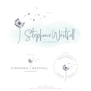 Premade Dandelion Coaching Counselling Therapy Services Logo, Beauty ...