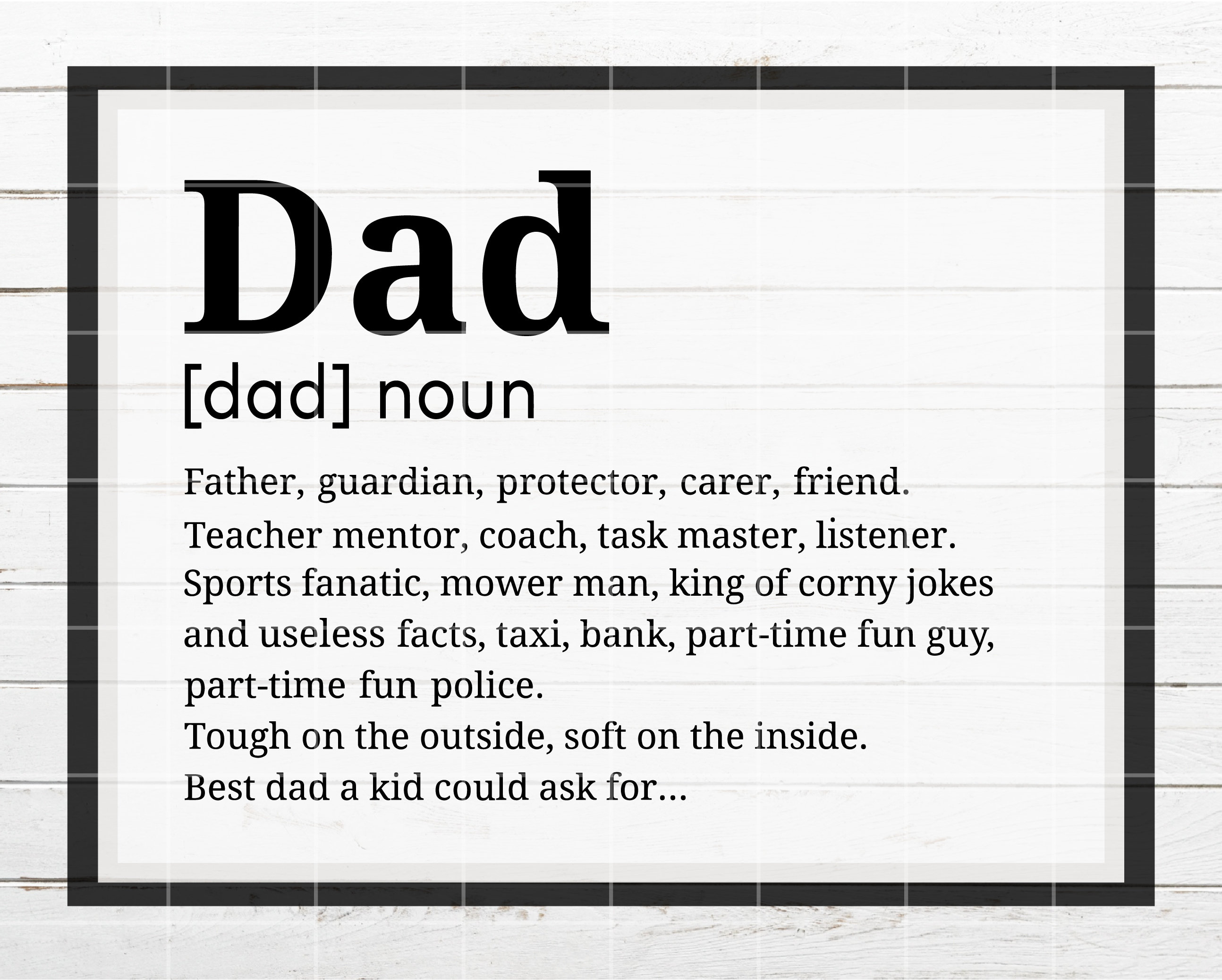 Definition Dad SVG Fathers Day SVG Funny SVG About Dad - Etsy