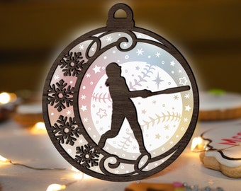 Softball Laser Cut Files Svg - Etsy