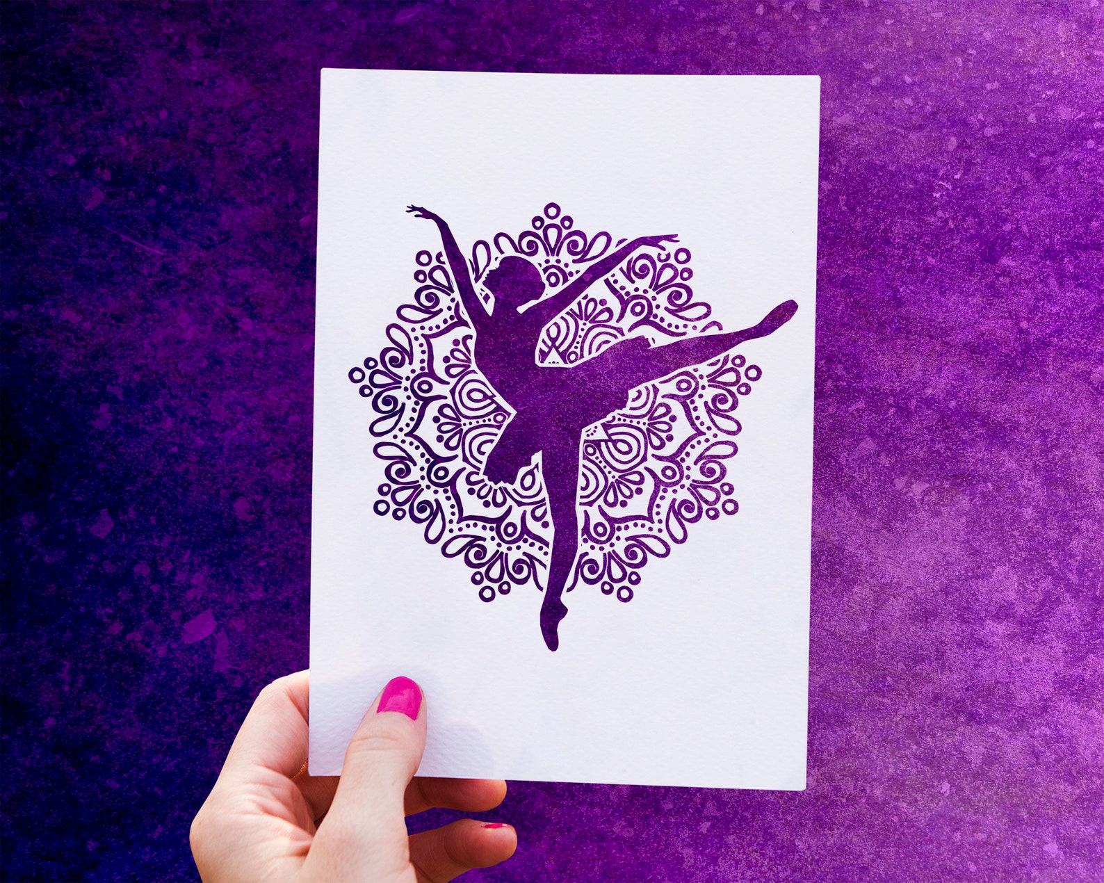 Ballerina Mandala SVG, Ballet Svg, Ballerina Clipart, Ballerina SVG ...