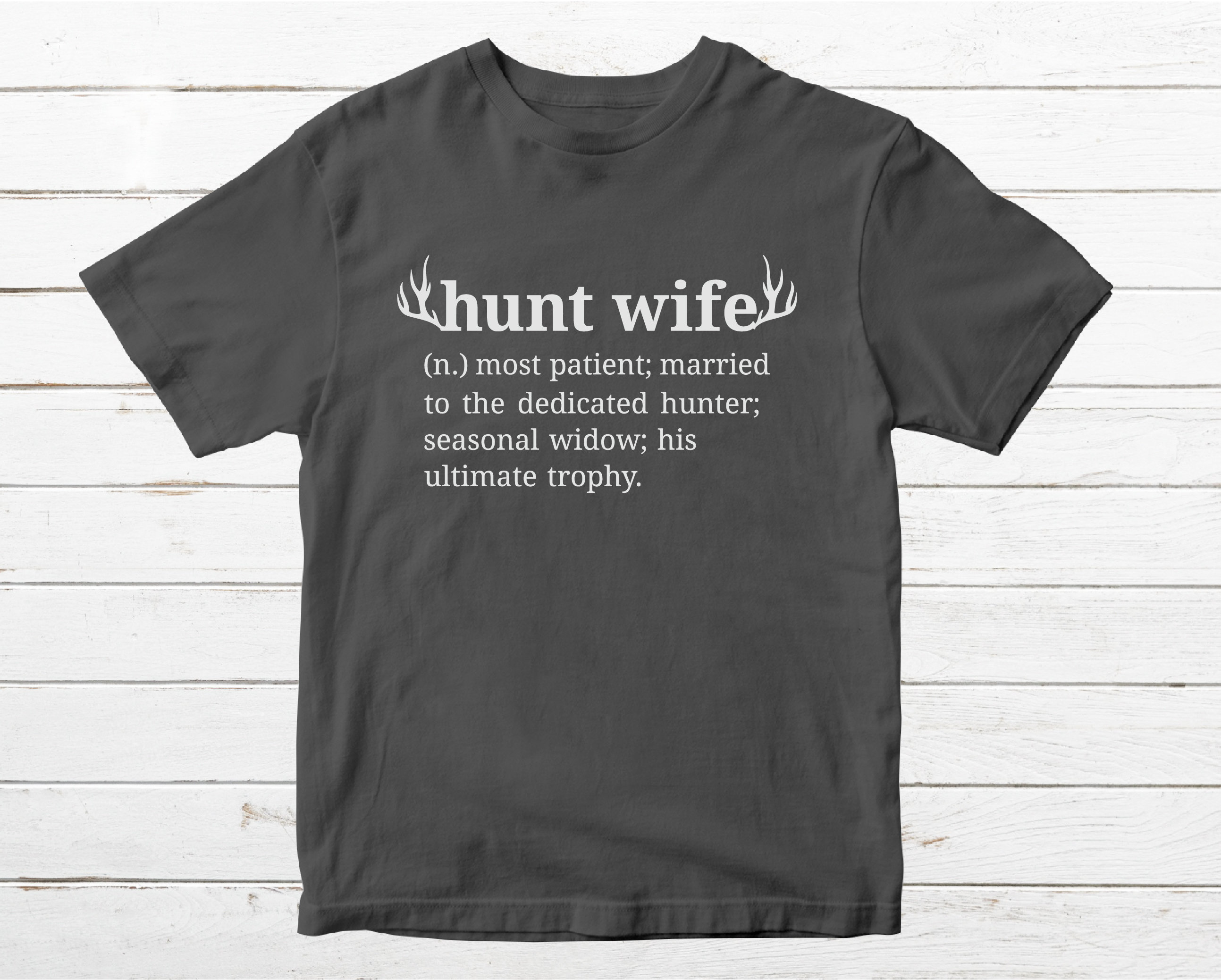 Hunting SVG, Funny Hunter Wife SVG Definition for Shirt, Deer Antler ...