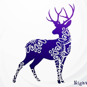 Deer Mandala Svg, Deer SVG, Deer Zentangle SVG, Deer SVG for Cricut ...