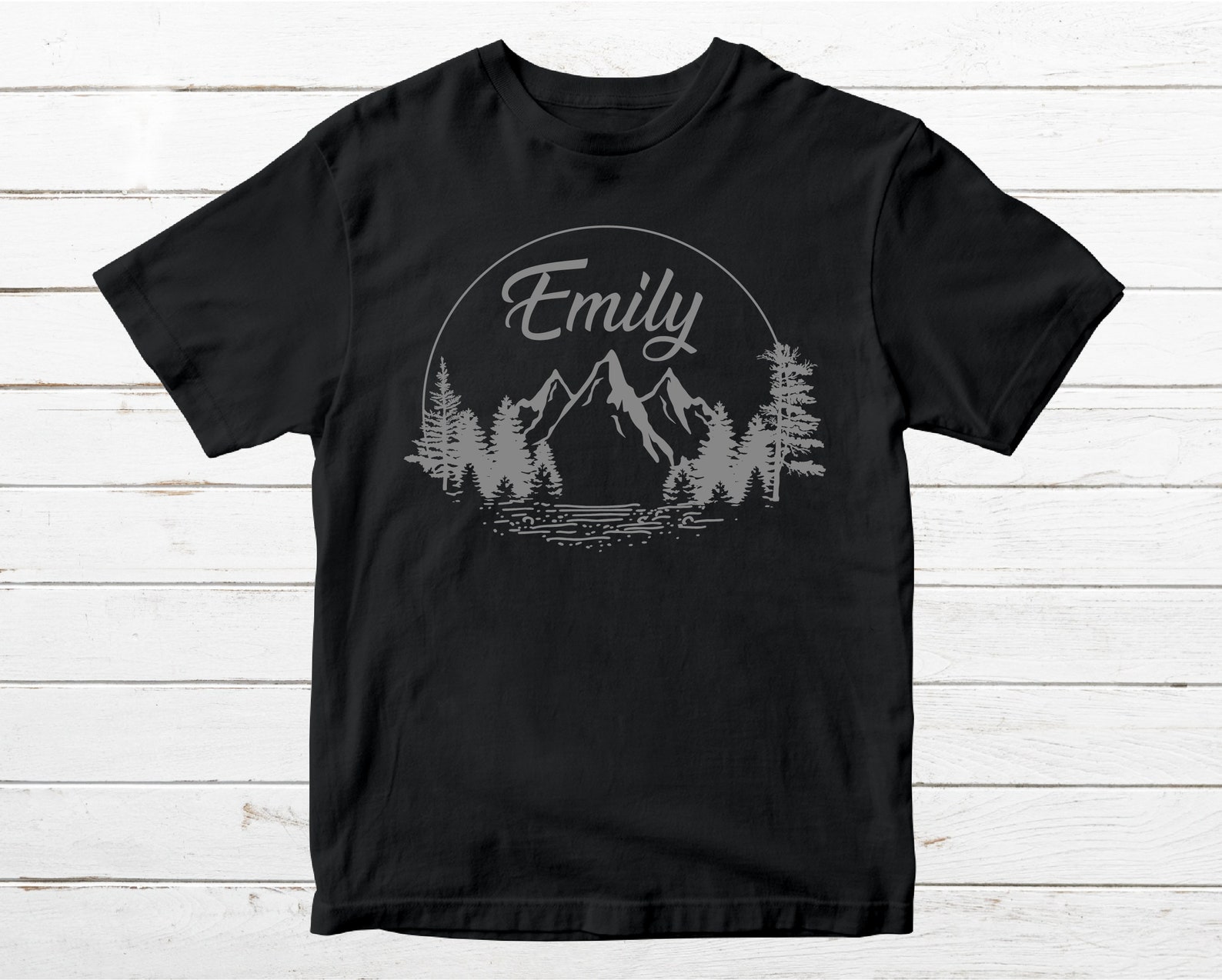 Mountain SVG, Tree SVG, Trees and Mountain Svg, Landscape SVG & Png for ...