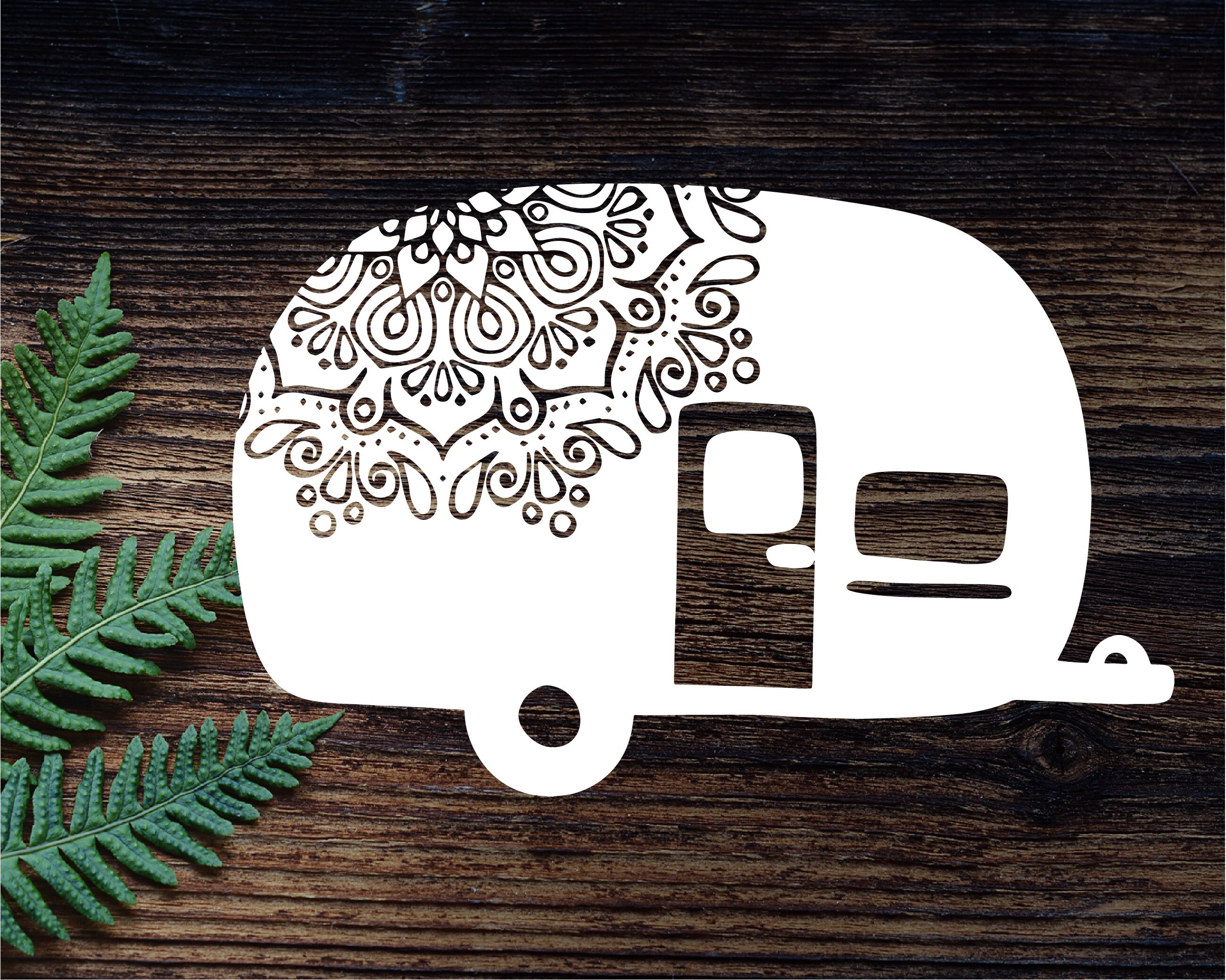 Camper Mandala SVG, Сamper Zentangle Svg, Trailer Camper Svg, Camper ...