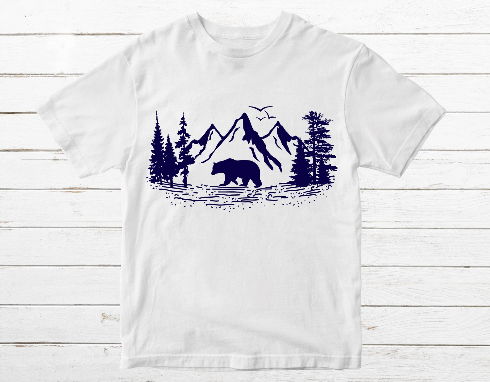 Mountain SVG Landscape SVG Bear Svg Woodland Svg Adventure - Etsy Canada